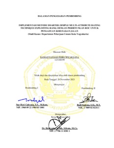 IMPLEMENTASI METODE SMARTER (SIMPLE MULTI-ATTRIBUTE RATING TECHNIQUE EXPLOITING RANK) DENGAN ...